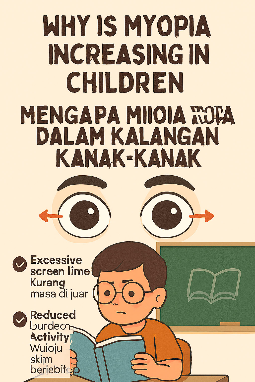 “CHILDHOOD MYOPIA | RABUN JAUH KANAK-KANAK– CAUSES & PREVENTION ...